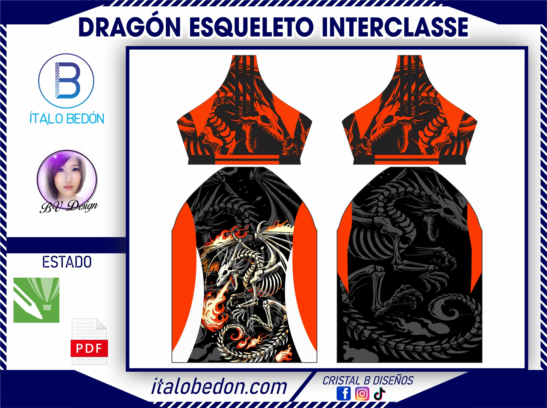 DRAGÓN ESQUELETO INTERCLASSE 2025 | ITALO BEDON